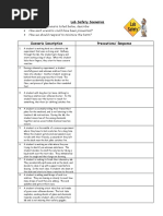 SpongeBob Science Safety Rules | PDF | Experiment | Nature