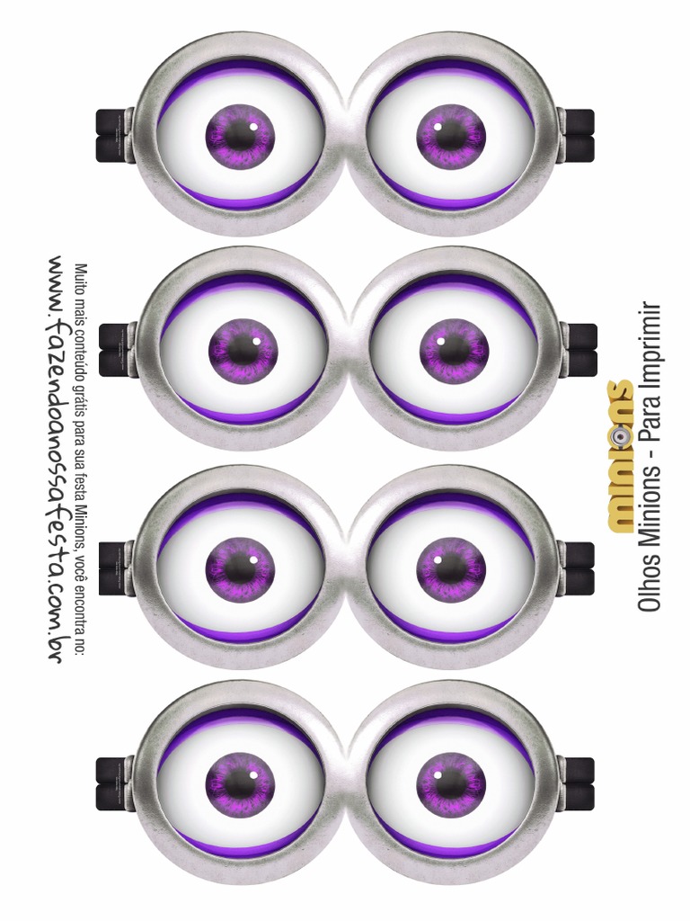 Olhos Minions Roxo | PDF