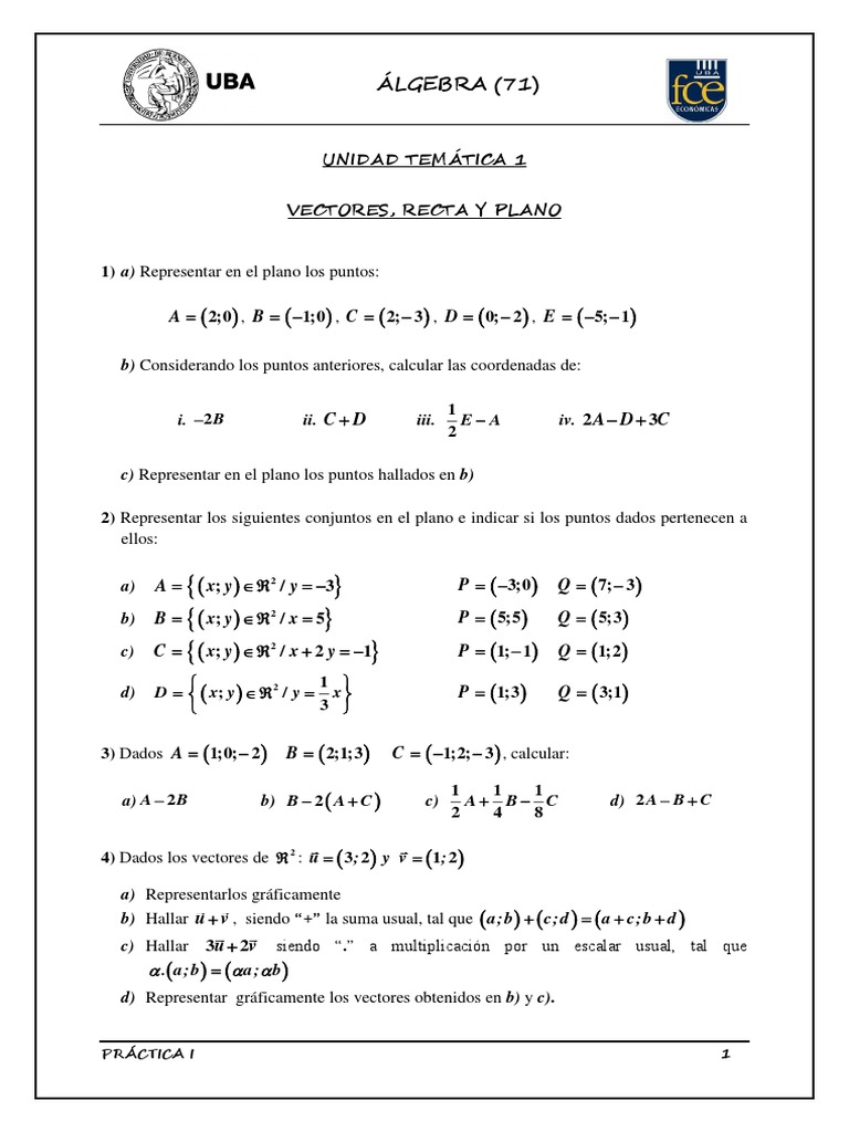 Practica Algebra | PDF | Matemáticas | Ecuaciones