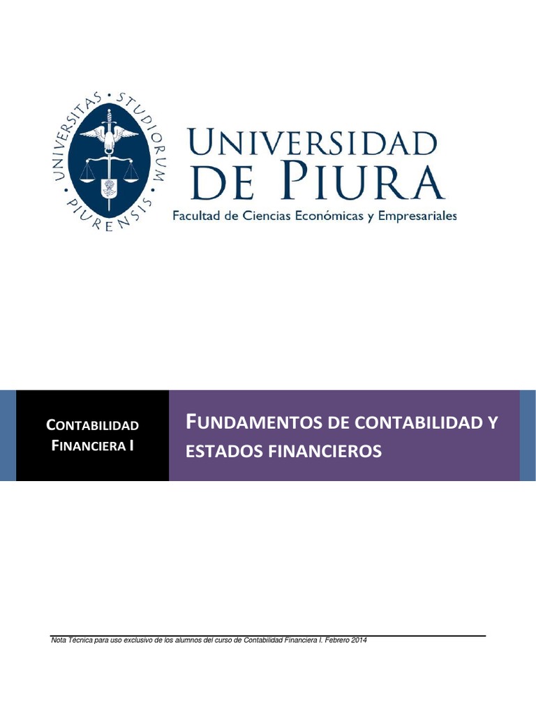 Fundamentos de Contabilidad Financiera | PDF