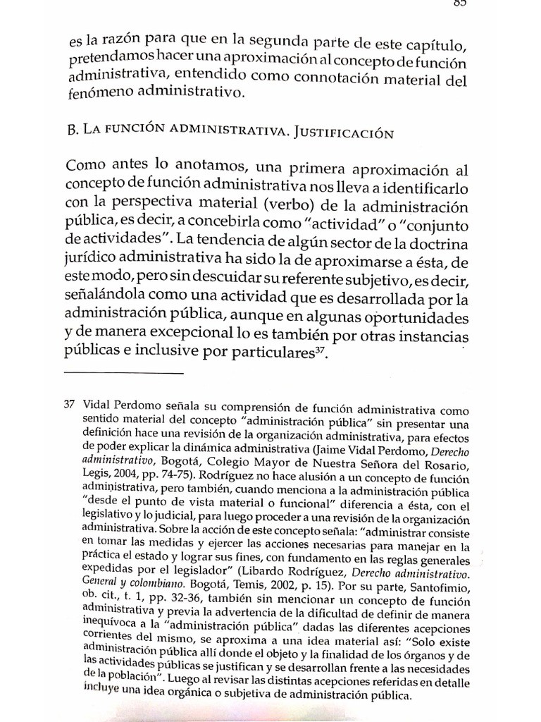 Fundamentos de Derecho Administrativo - Alberto Montaña | PDF