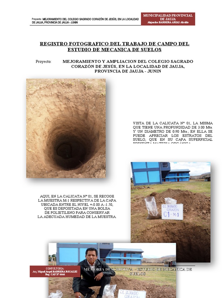 Fotos-Estudio de Mecanica de Suelos - Comentado Laly | PDF