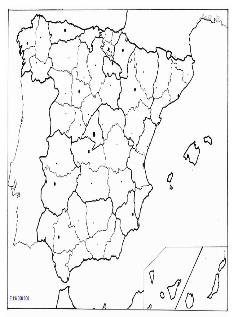 Mapa Político de España PDF | PDF