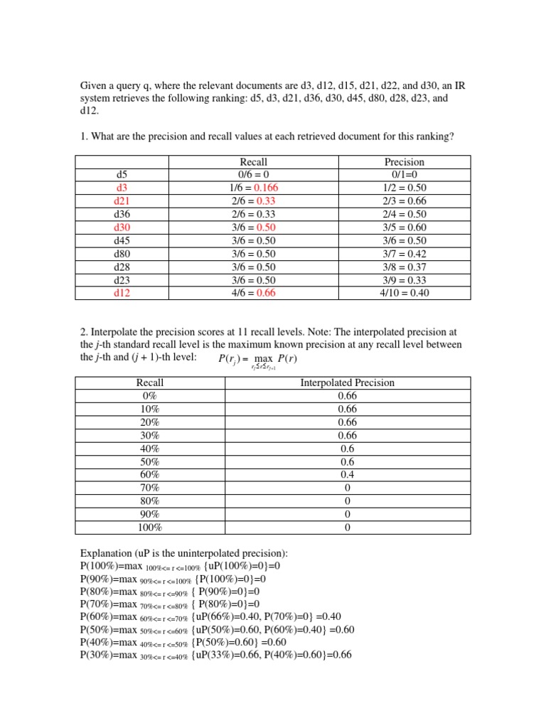 PR Example Sol | PDF | Information Retrieval | Artificial Intelligence