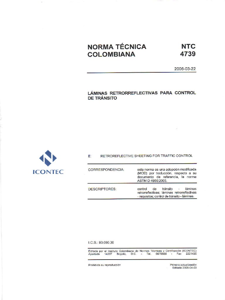 NTC 4739 | PDF