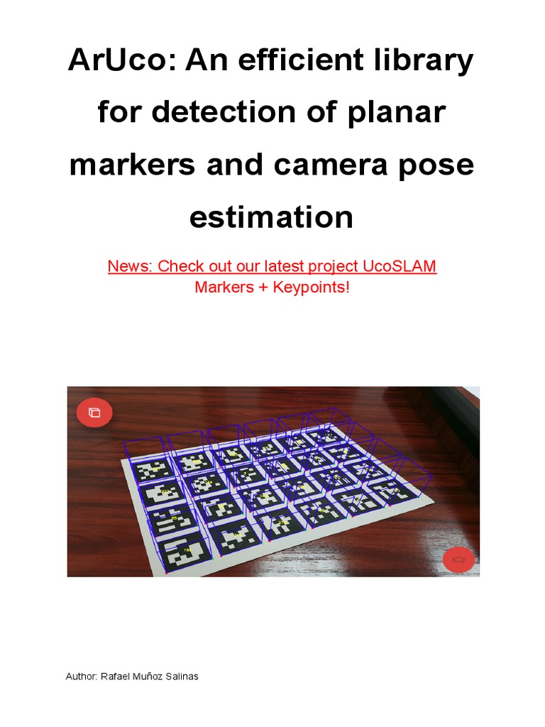 ArUco Library Documentation | PDF | Computing