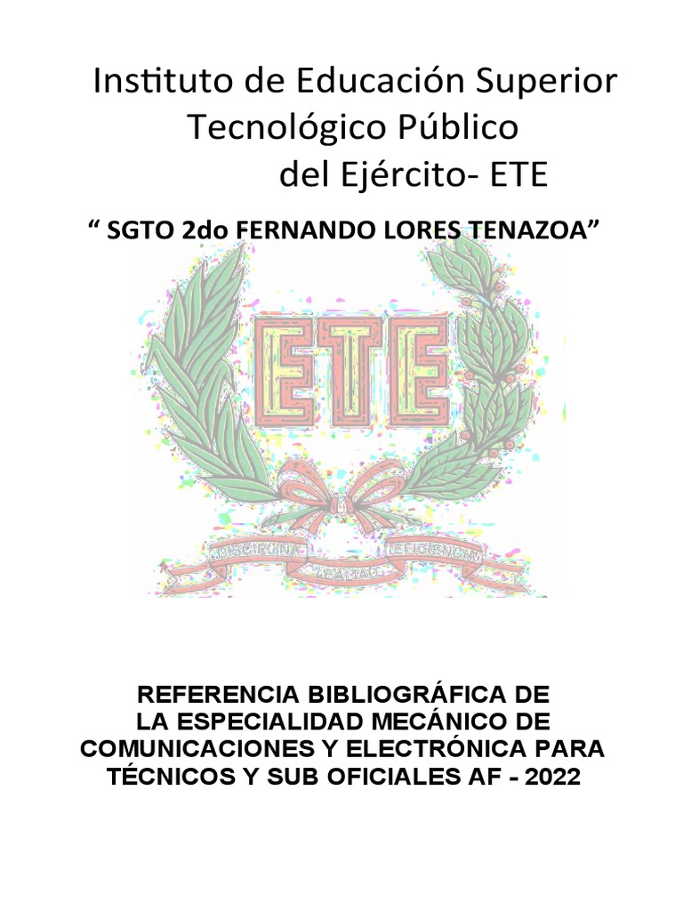 Guía del Radio Tadiran PRC-2200 | PDF | Radio | Antena (Radio)