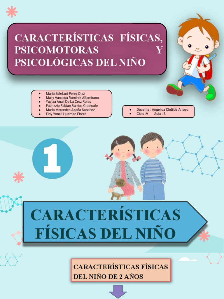 Caracteristicas Fisicas, Psicomotoras y Psicologicas Del Niño | PDF