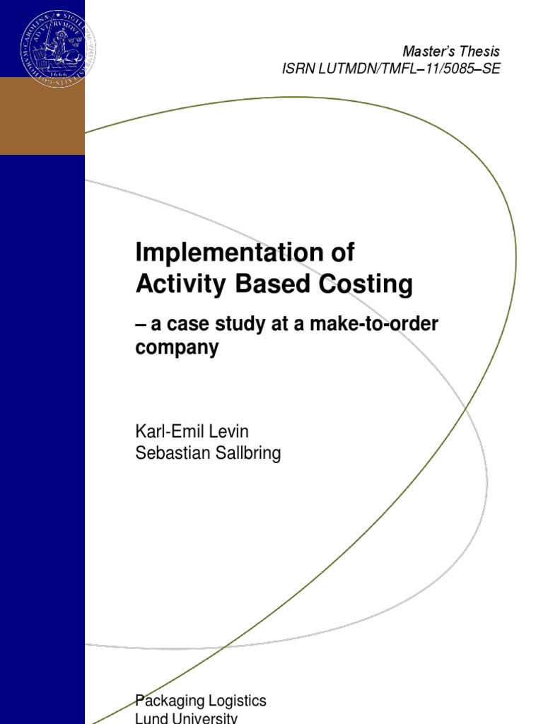 Activity Based Costing | PDF | Science | Scientific Method