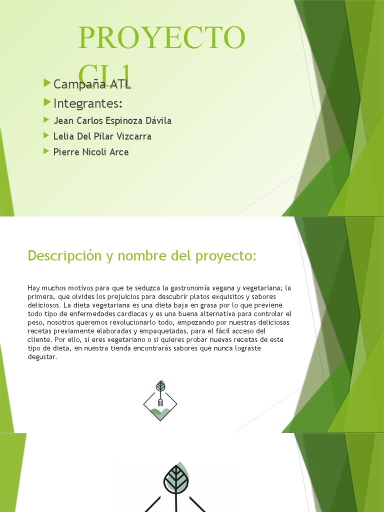 Proyecto Cl1 Sir Veggie | PDF