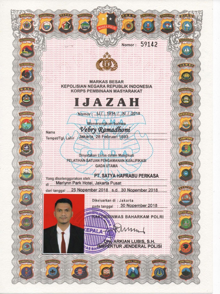 IJAZAH GADA UTAMA BPK VEBRY-min | PDF