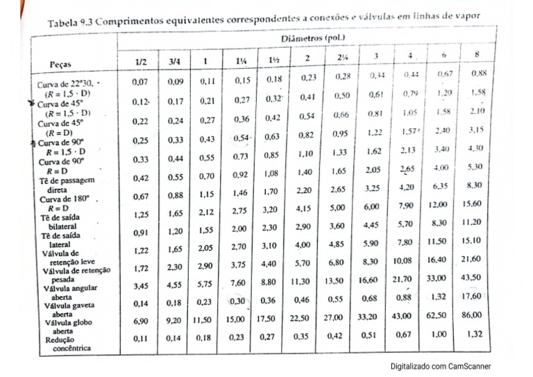 Perda de Carga Vapor | PDF