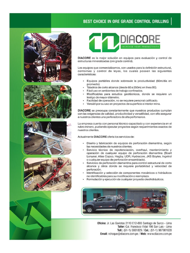 Brochure Diacore | PDF