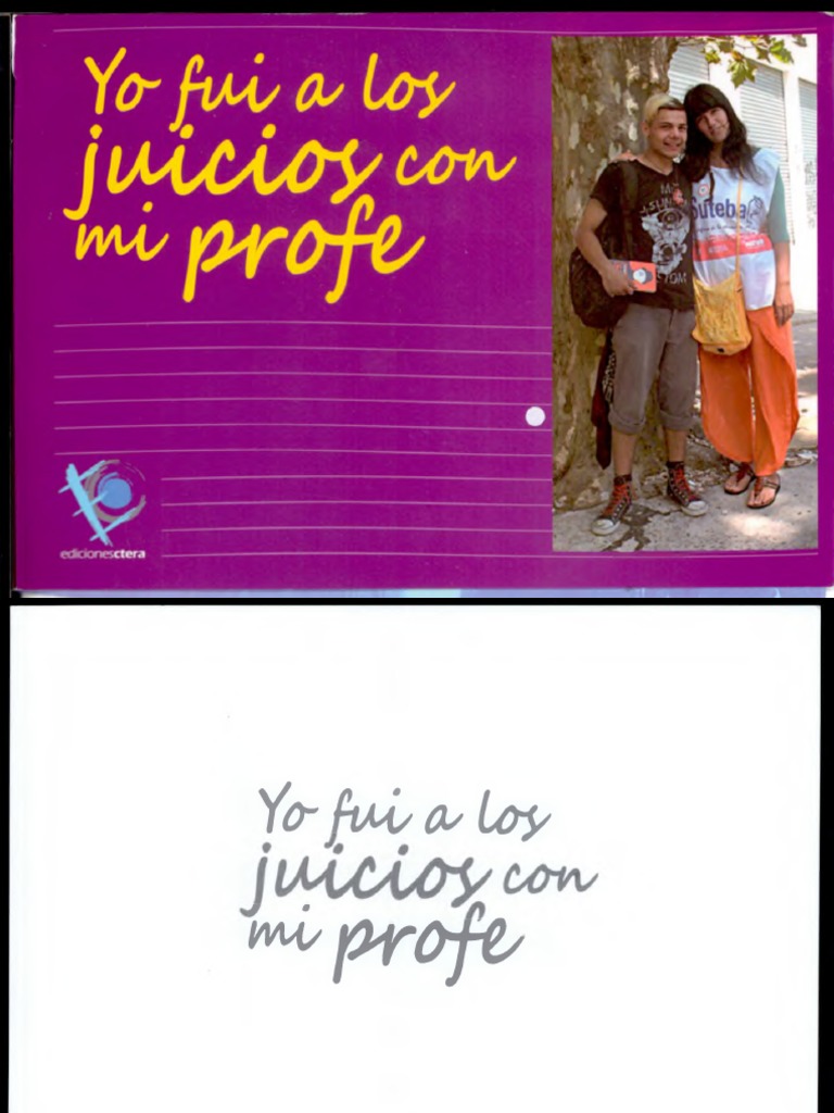 Yo Fui A Los Juicios Con Mi Profe | PDF | Memoria | Estado (política)