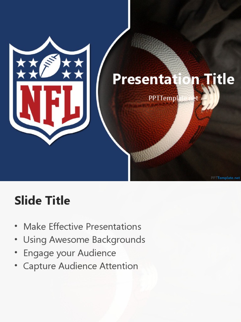 NFL With Logo PPT Template | PDF