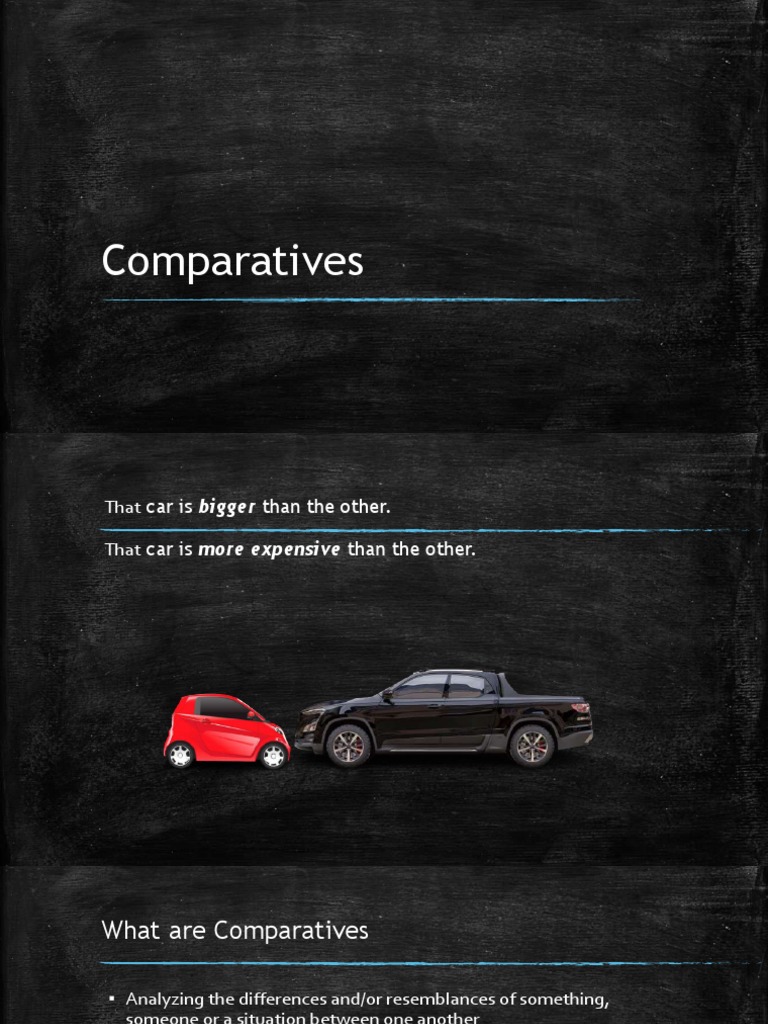 Comparatives | PDF | Linguistic Morphology | Phonetics Comparatives | PDF | Linguistic Morphology | Phonetics