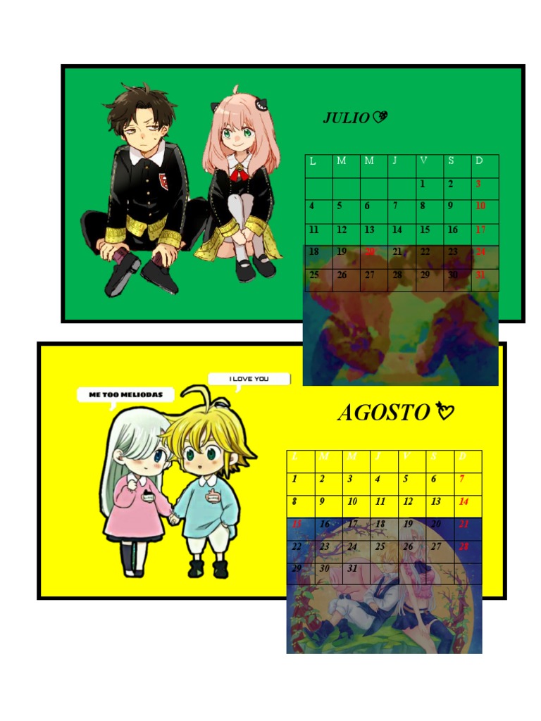 Calendario Otaku | PDF