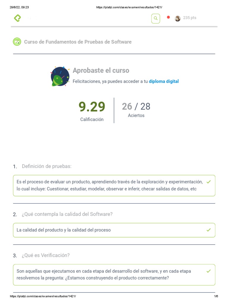 Platzi 3 | PDF | Pruebas de software | Software