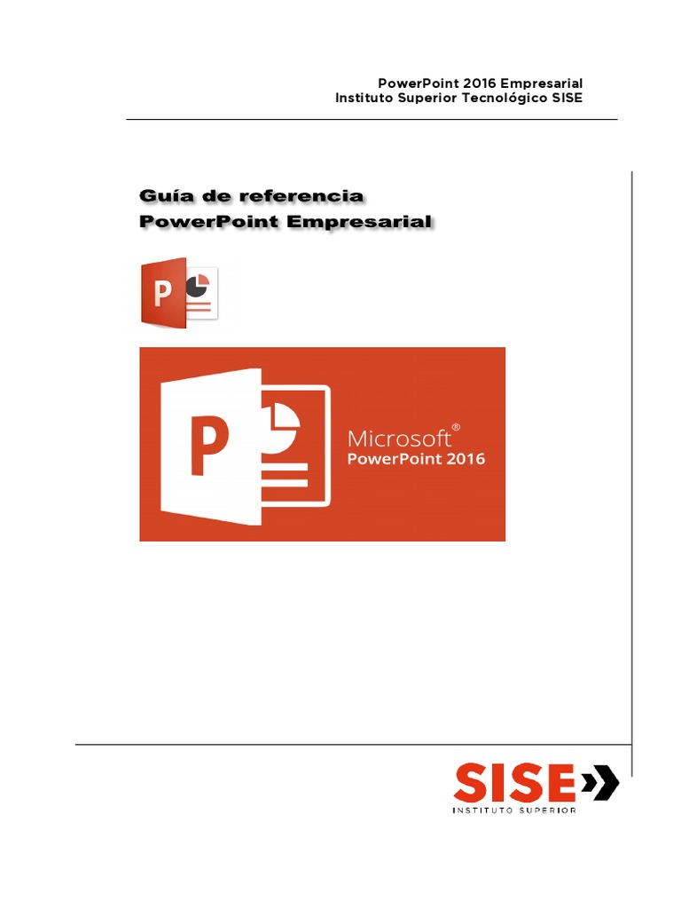 01 Guía de MS PowerPoint 2016 Avanzado v.07.19 | Descargar gratis PDF | Microsoft PowerPoint ...