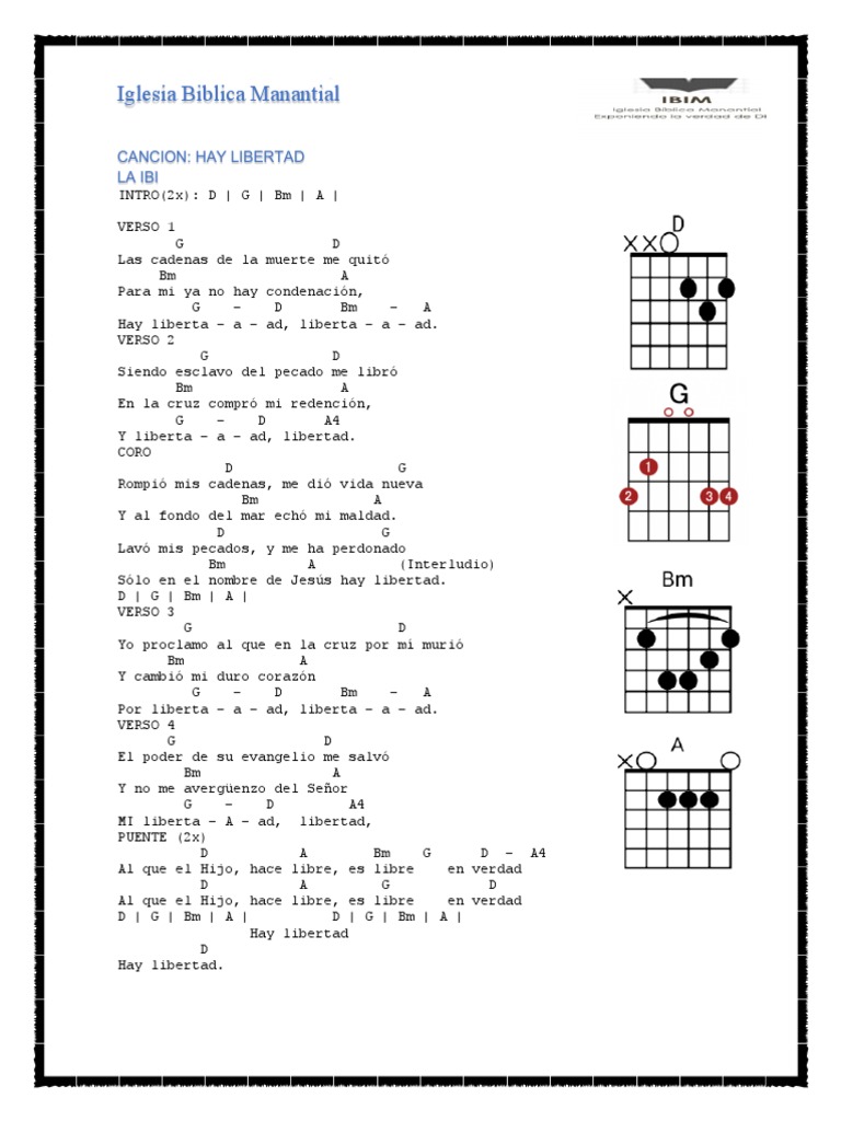 Hay Libertad Acordes | PDF