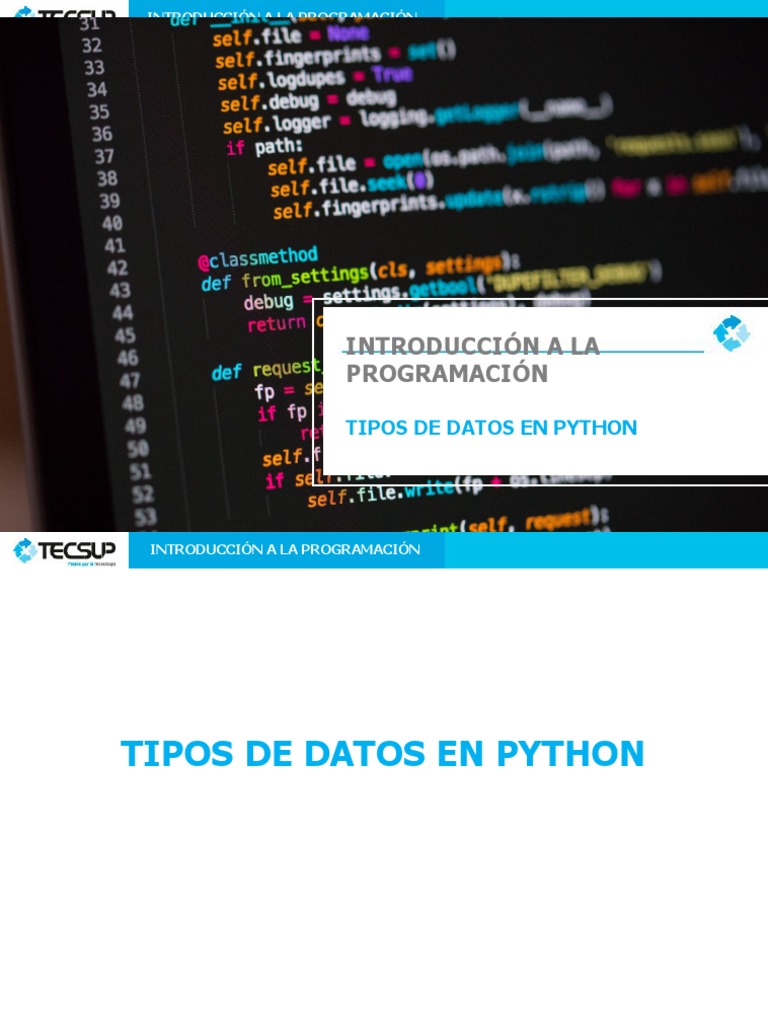 03 Tipos De Datos En Python Pdf Tipo De Datos Python Lenguaje 