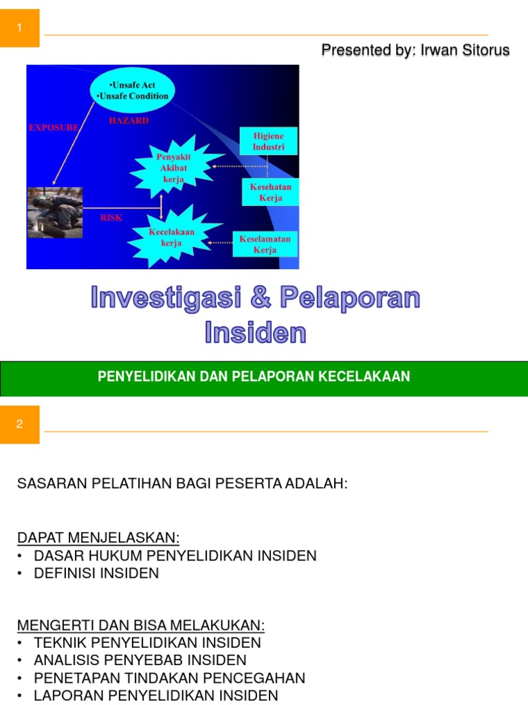 Statistik & Analisa (Penyelidikan) Insiden | PDF