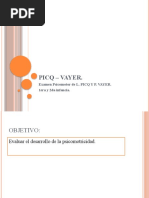 Examen Psicomotor de Picq y Vayer | PDF | Pie | Rodilla