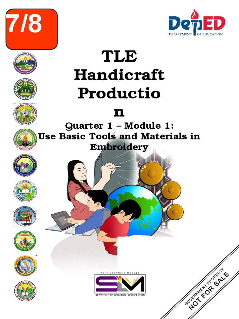 Tle Handicraft Quarter 1 Module 1 | Download Free PDF | Embroidery | Sewing