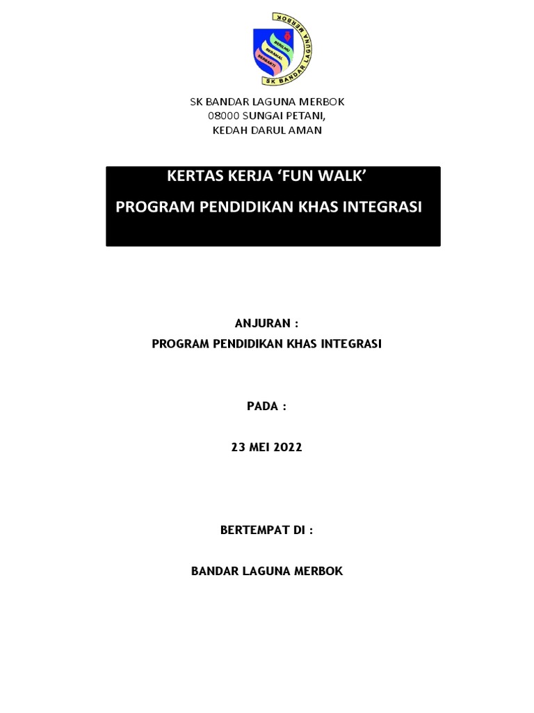Kertas Kerja Fun Walk | PDF