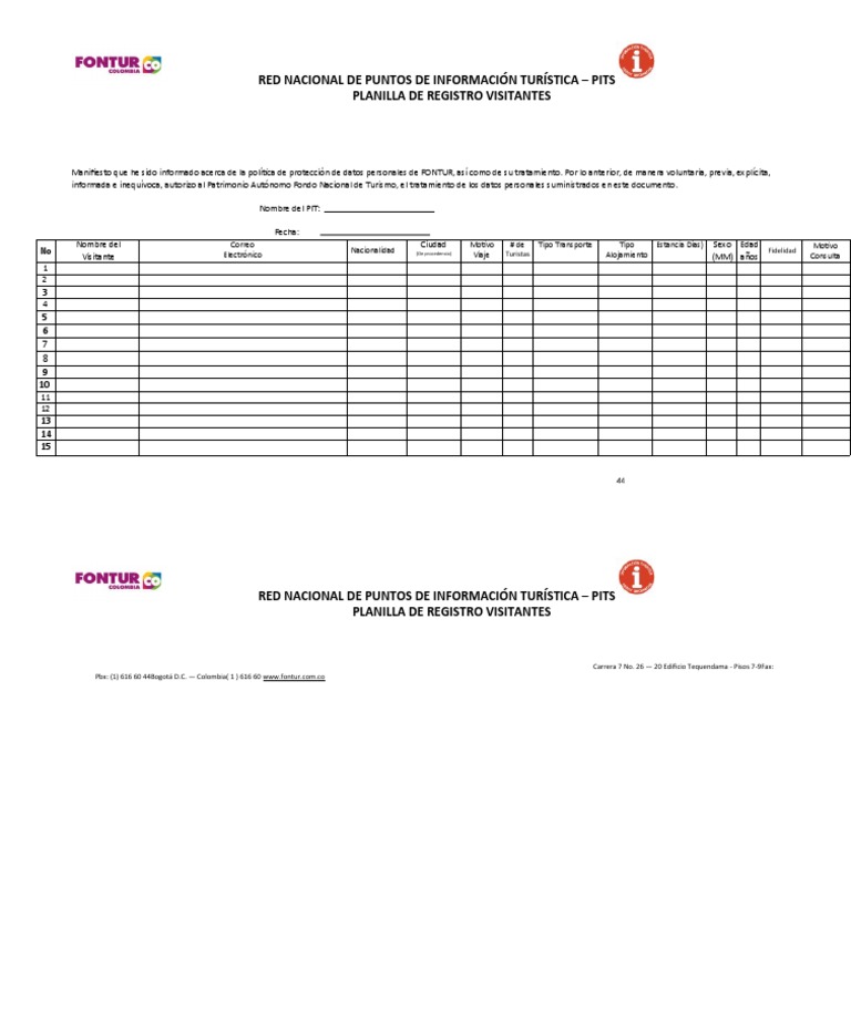 Turismo - Pits - 2022 | PDF