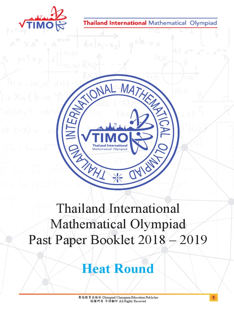 Timo 2018 - 2019 Heat Primary 4 | PDF