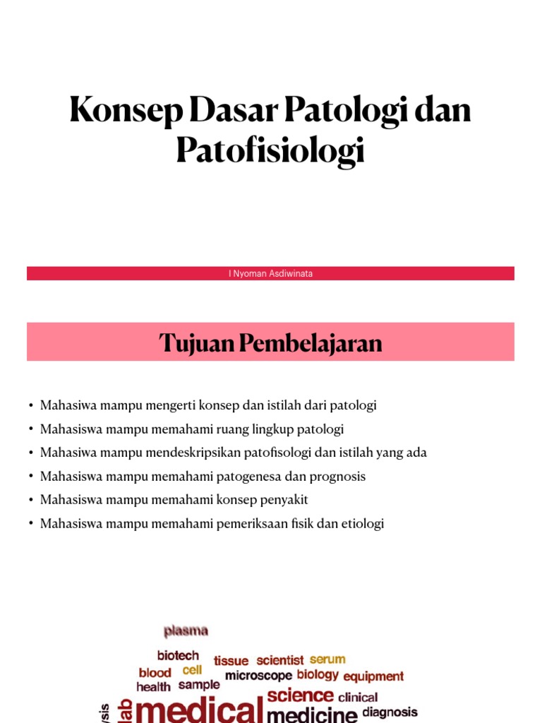 Konsep Patologi Dan Patofisiologi | PDF