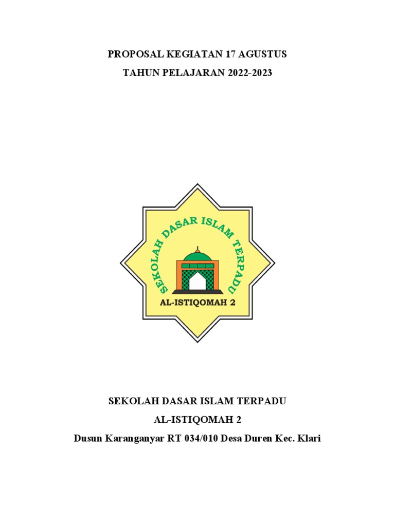 Proposal 17 Agustus | PDF
