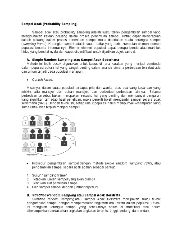 Teknik Sampling | PDF