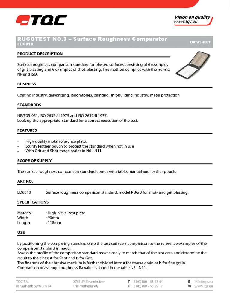 Rugotest 3 Ld6010 D44 Pdf Abrasive