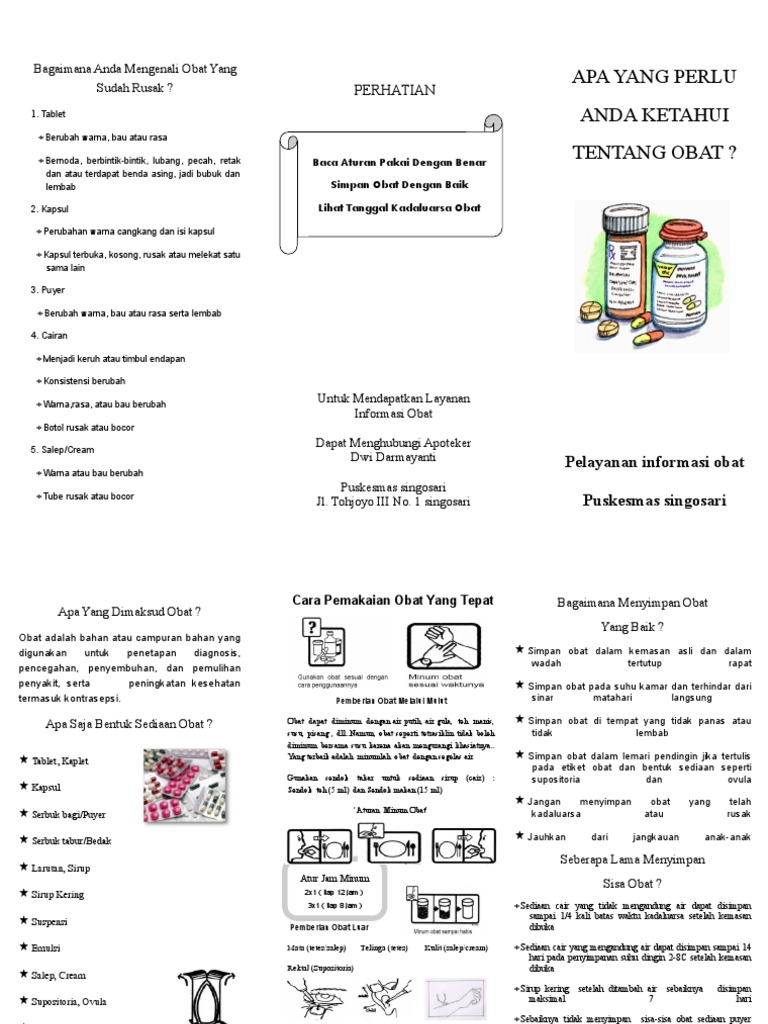 Leaflet Obat | PDF