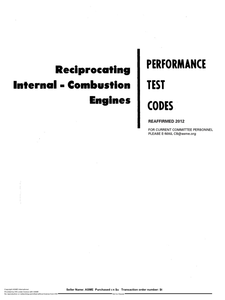 ASME PTC 17 1973 R2012 Reciprocating | PDF