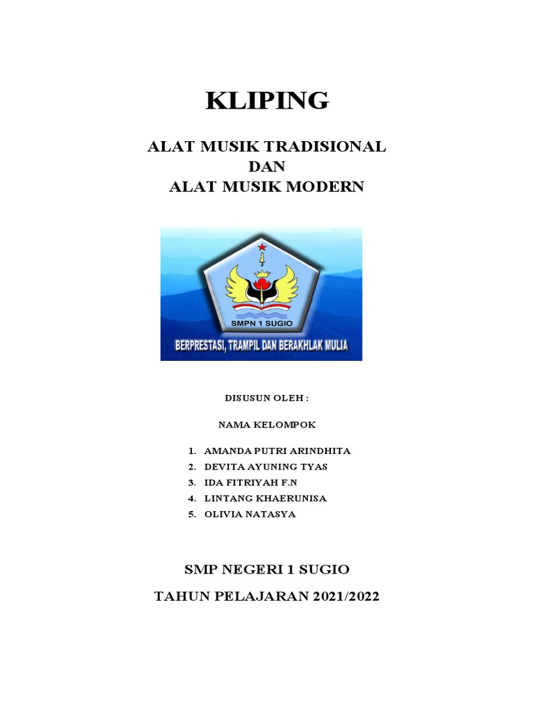 Kliping Alat Musik Tradisional Dan Modern | PDF