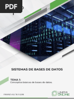 Mapa Mental Base de Datos | PDF | Bases de datos | SQL