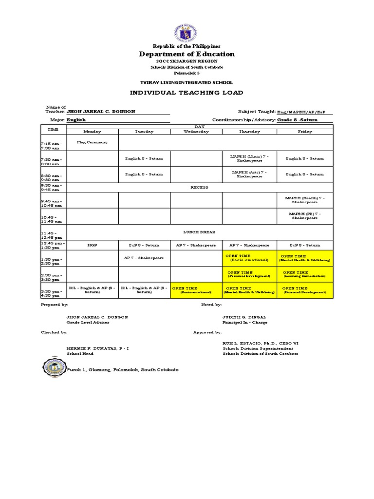 Class Summary (7-00) New Schedule | PDF | Behavior Modification | Cognition