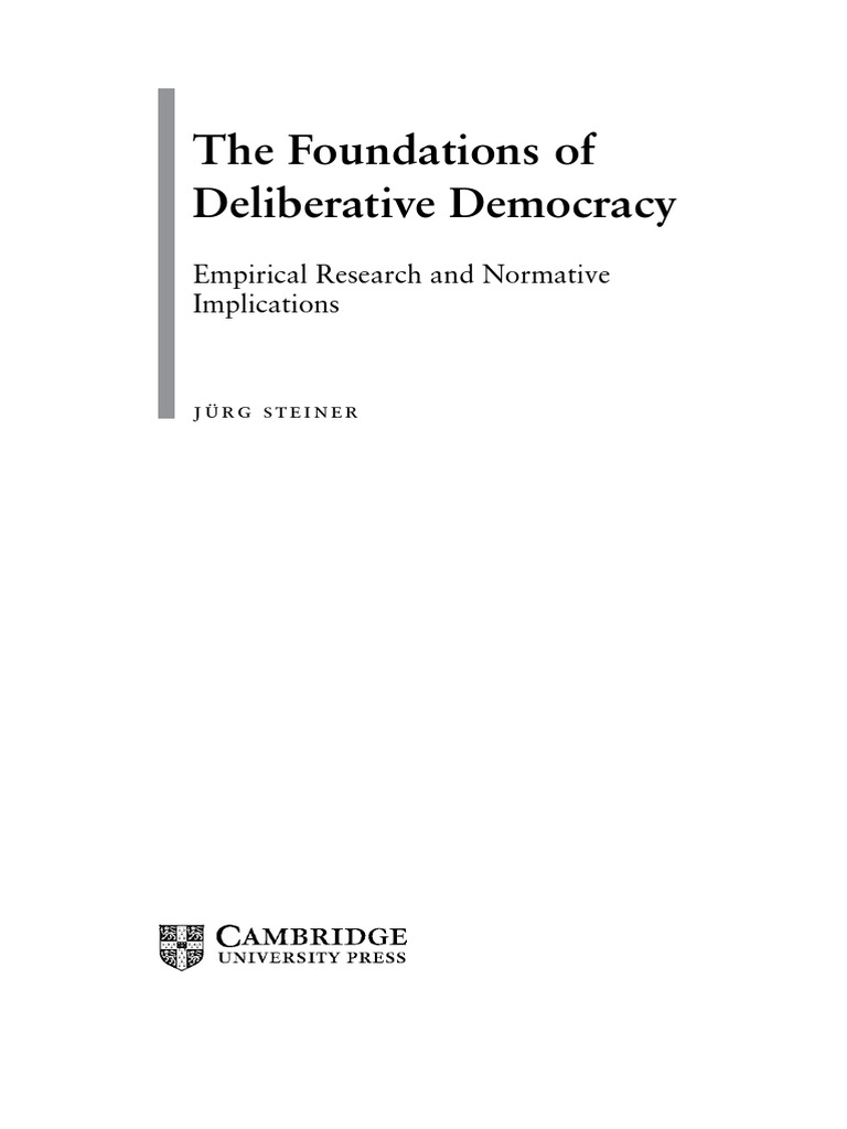 L-7 Steiner | PDF | Deliberation | Democracy