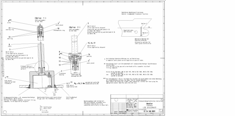 Transducer 313 Installation | PDF
