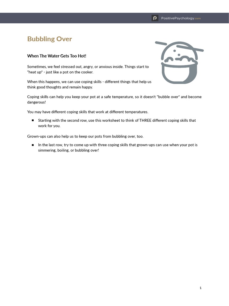 Bubbling Over | PDF | Psychology | Emotions
