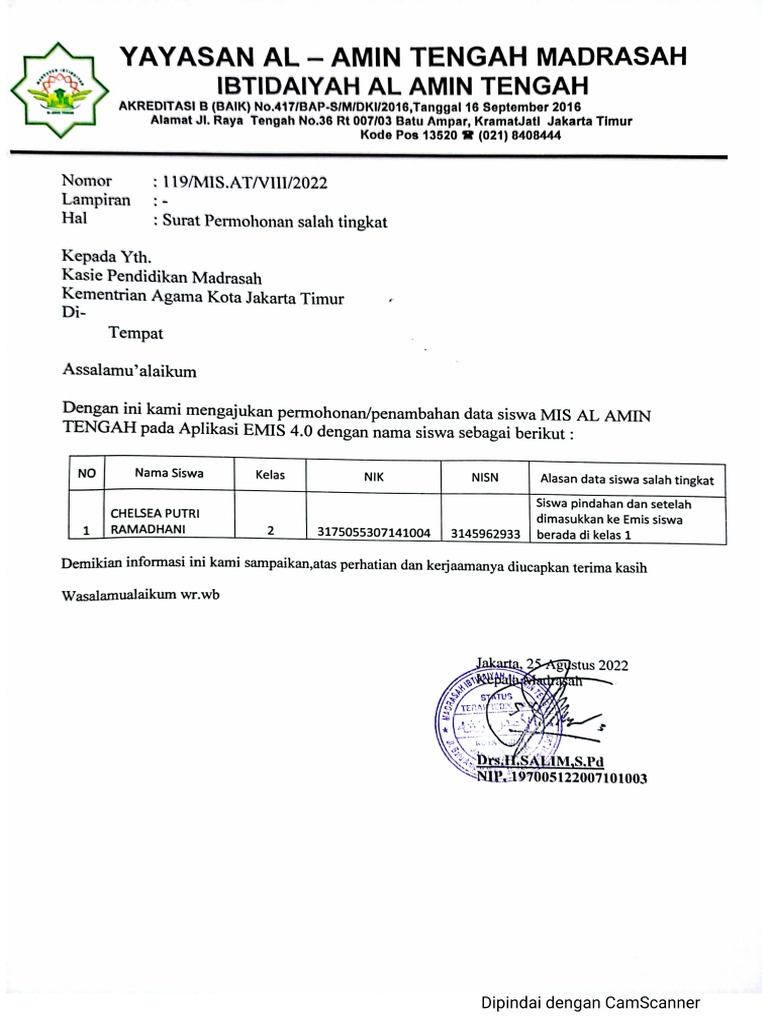 Mis Al Amin Tengah | PDF