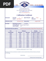 Calibration Certificate for Recorder | PDF | Calibration | Scientific Observation