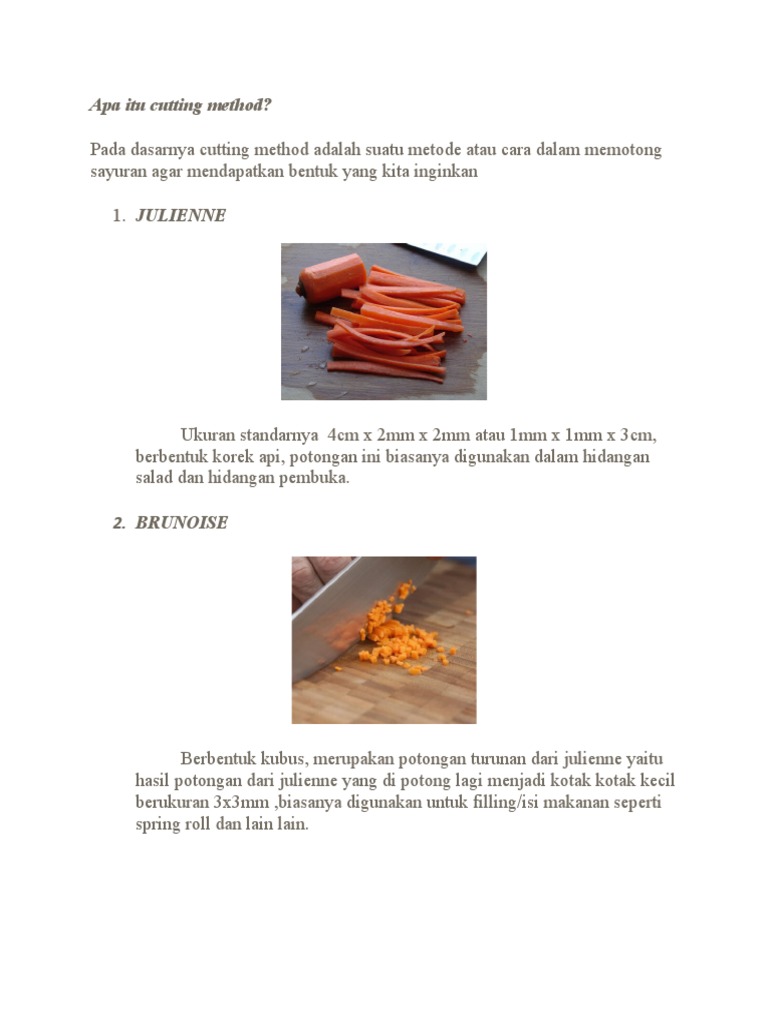 15 Cutting Method | PDF