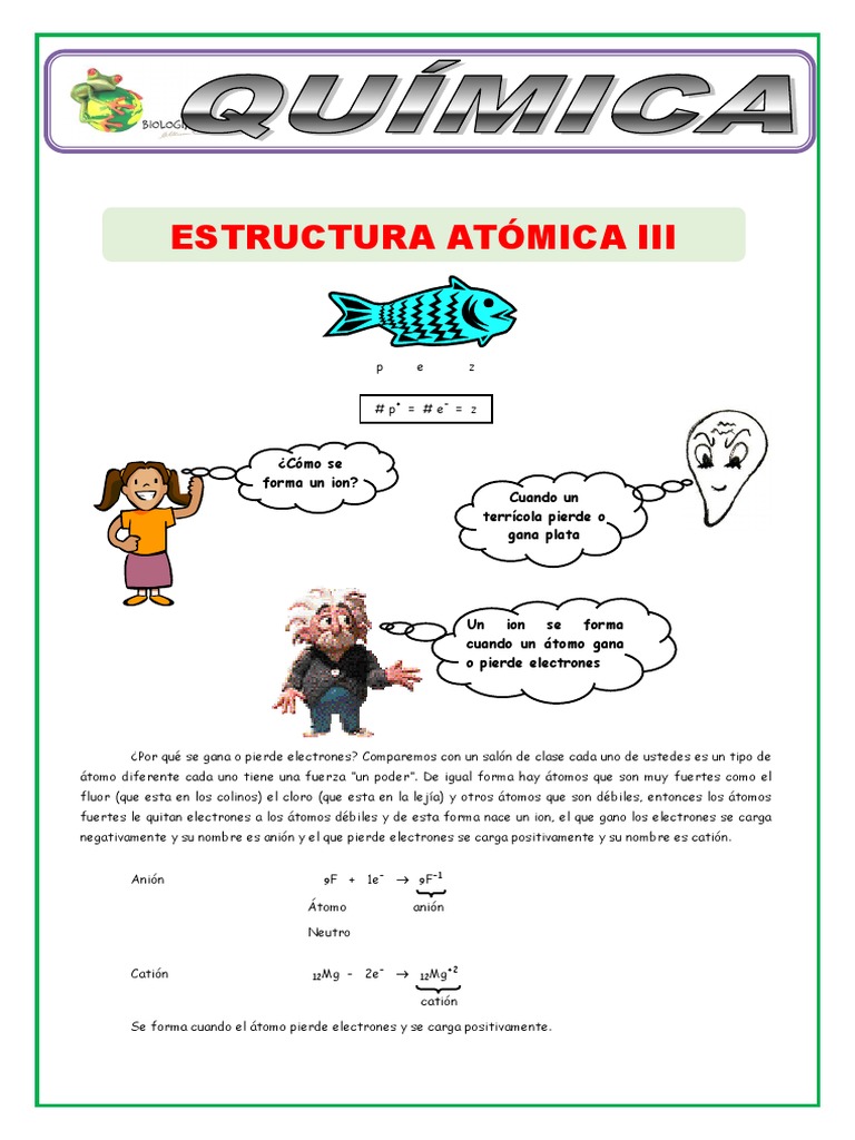 Ficha 5 - Estructura Atomica 3 | PDF | Isótopo | Átomos