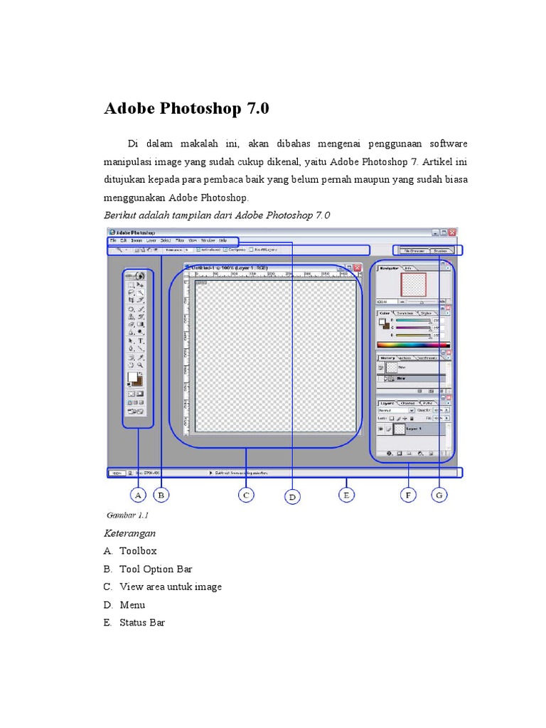 Cara Menggunakan Toolbox Photoshop | PDF