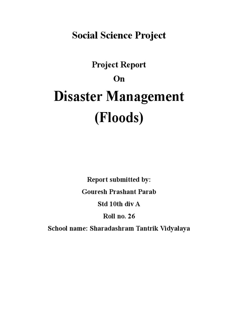 Disaster Cause by Rain | PDF | Flood | Natural Disasters