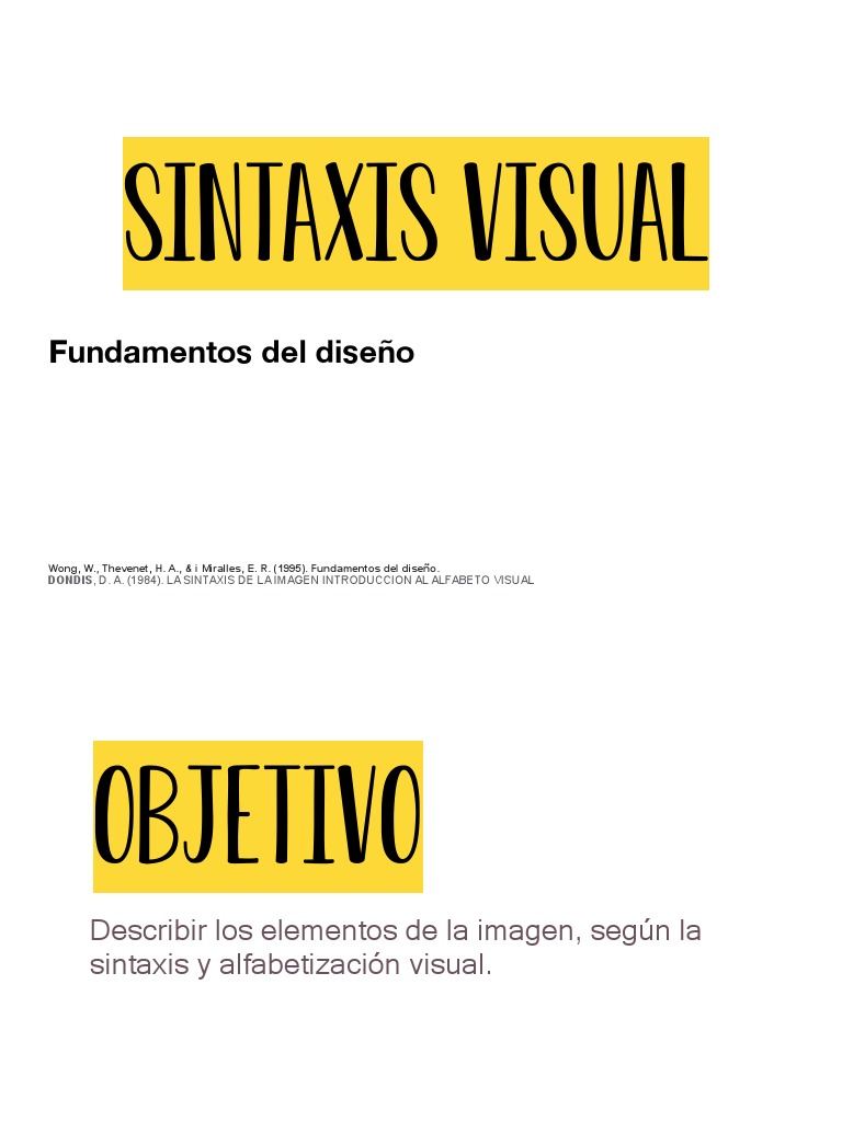 Sintaxis Visual | PDF | Diseño